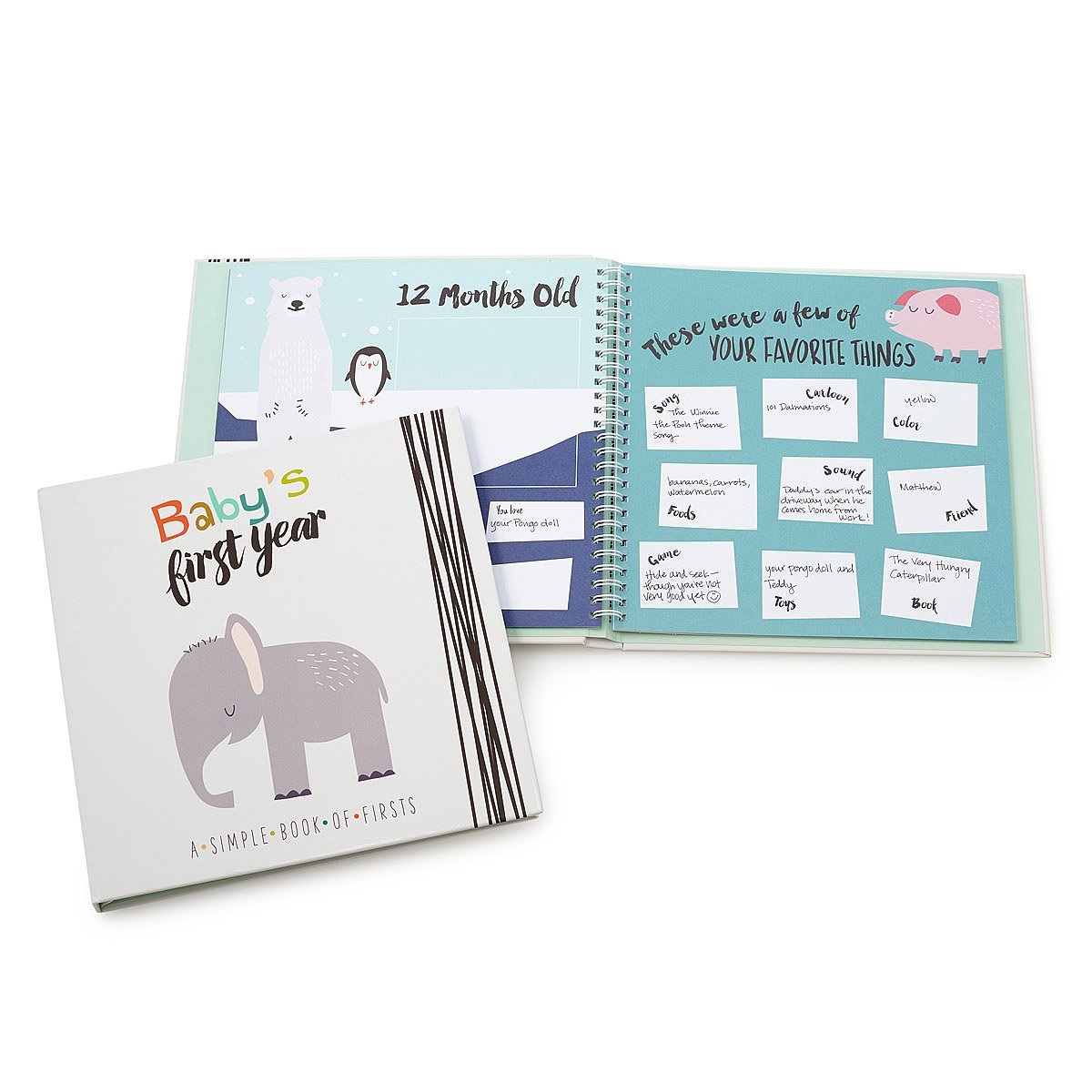 Baby s First Year Memory Book Diy Baby Scrap Book Uncommon Goods