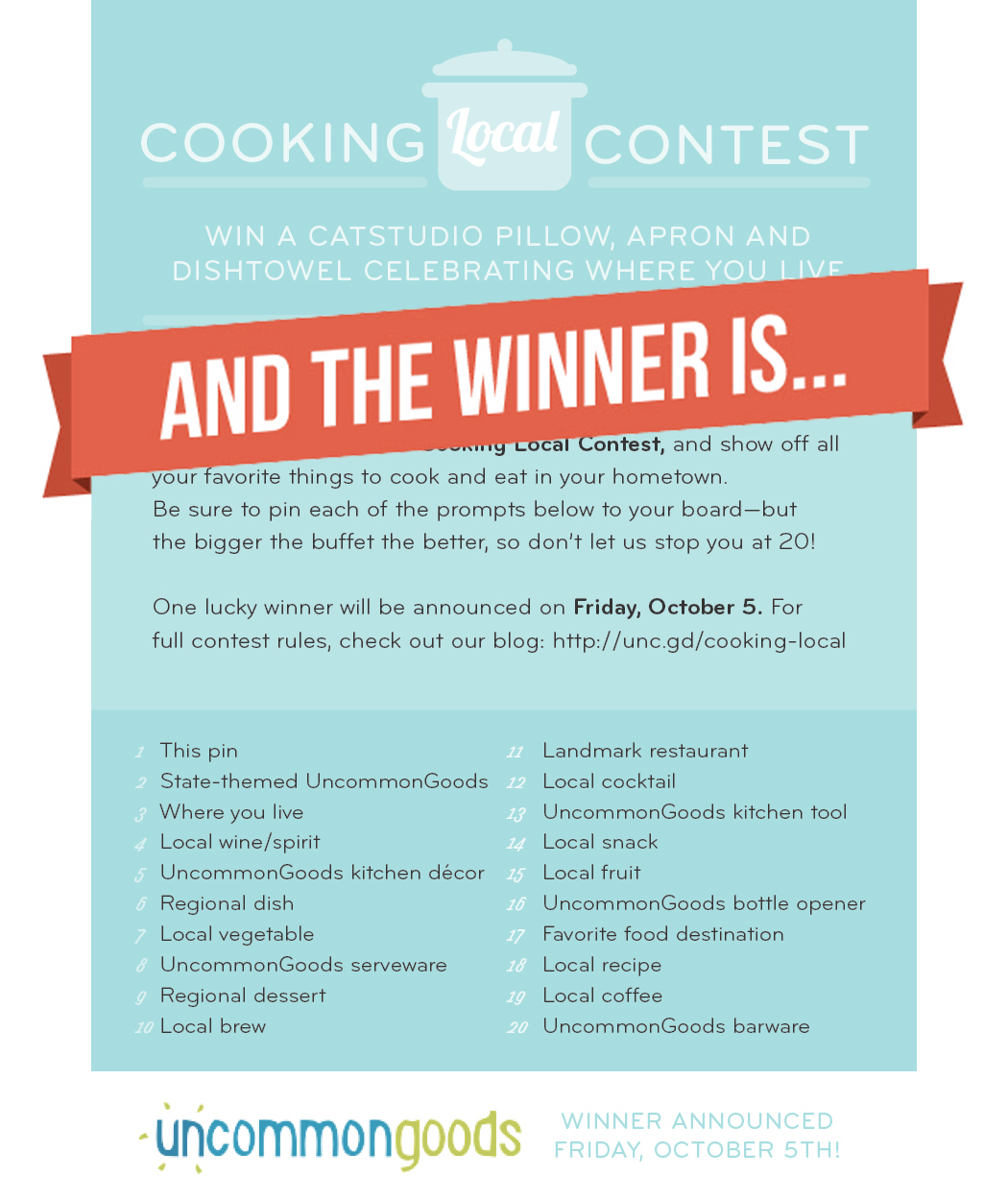 The Winning Board in the Cooking Local Pinterest Contest – The Goods