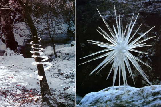 Andy Goldsworthy Ice Spiral