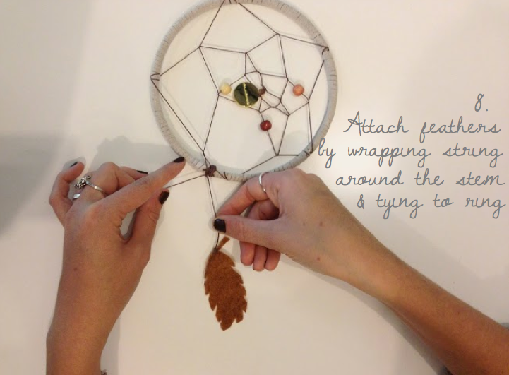 String Dream Catcher Nail