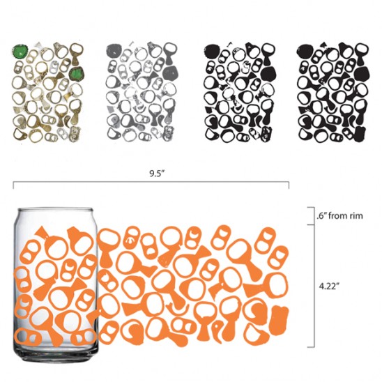 Developed from Photography: Pop Top Six Pack -The Goods