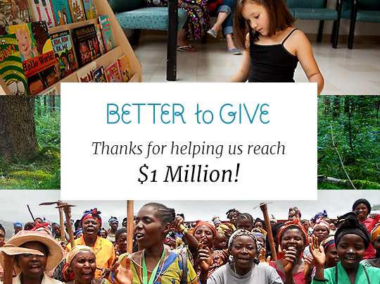 Better to Give: Thanks A Million! – The Goods