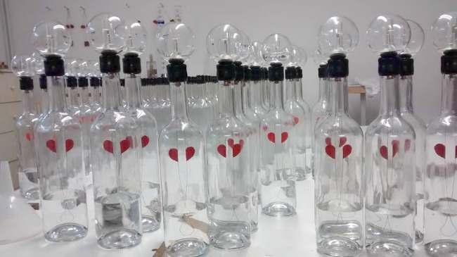 Physics and Poetry Meet with the Beating Heart in a Bottle -The Goods