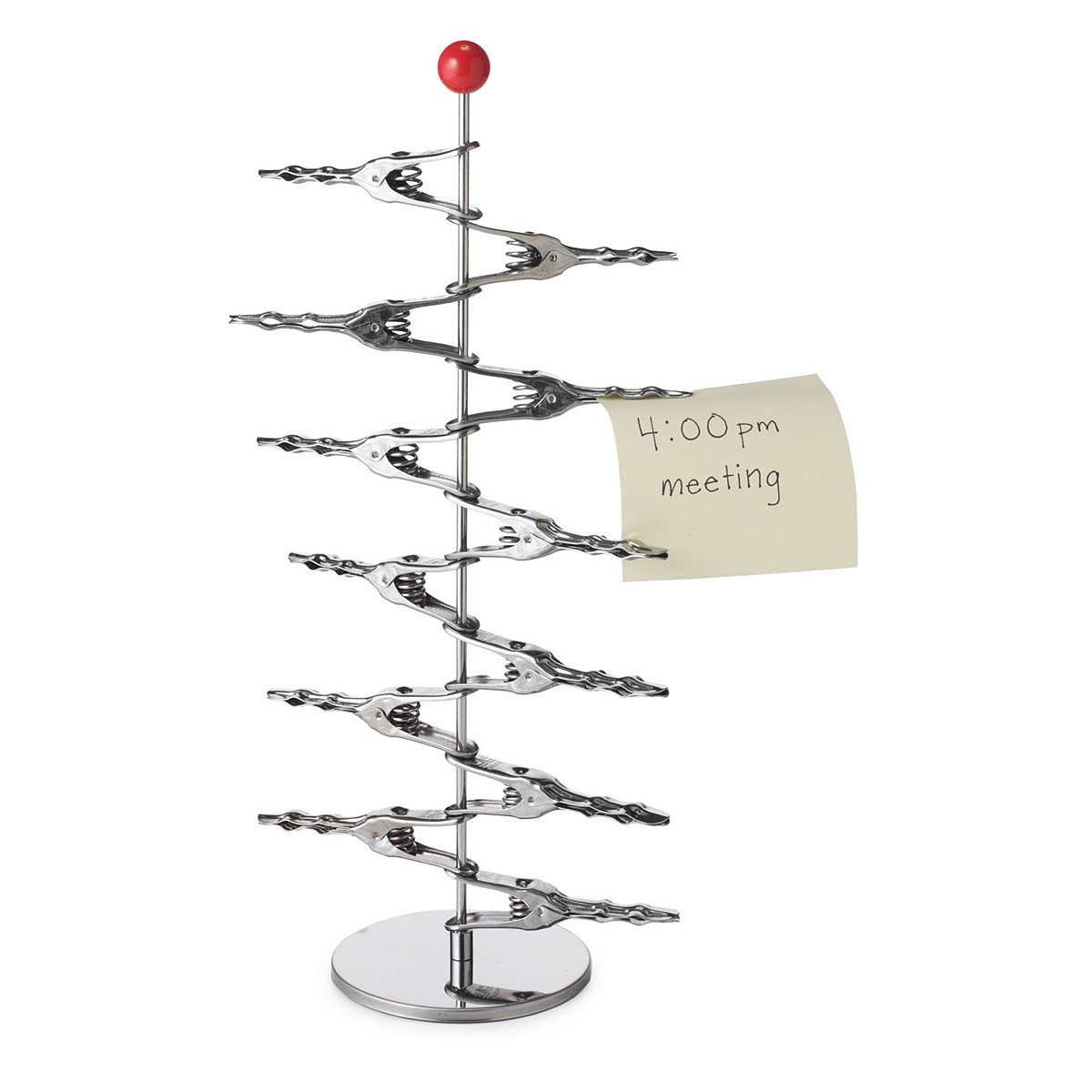 Tower Of Clips | Desk Organizer - Vertical Stainless Steel Clip Tower ...