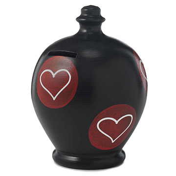Money Pot for Your Love | Love, Heart, Red, Bank, Coins, Savings ...