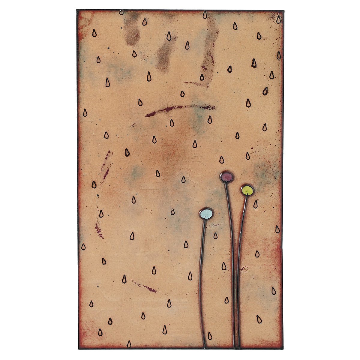 Rain Drops Art | Copper, Print, Artist, Handmade, Jenn Bell, Flowers ...