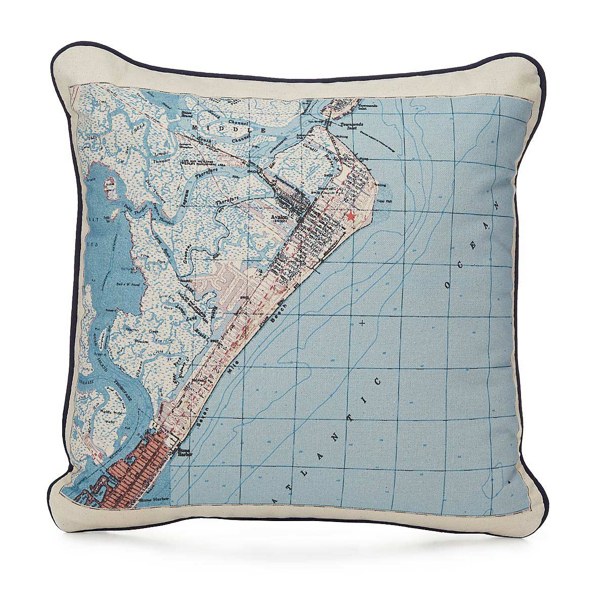 Custom Map Pillow | Personalized Map Cushion | UncommonGoods