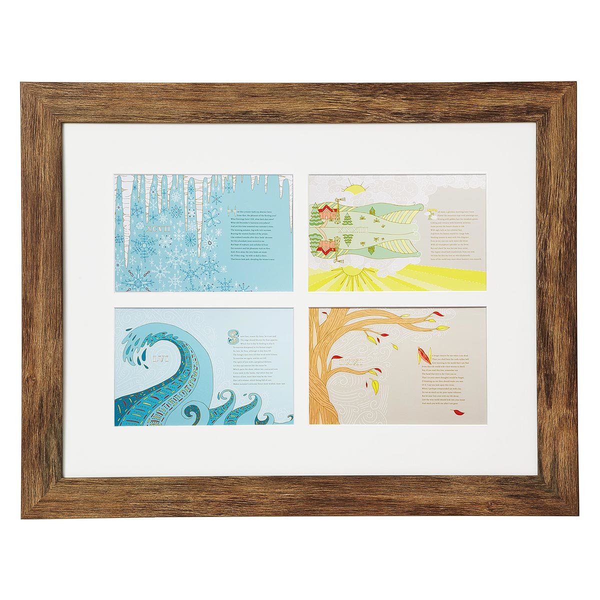 Shakespeare Love Sonnet Art - Four Seasons | Shakespearean, love poem ...