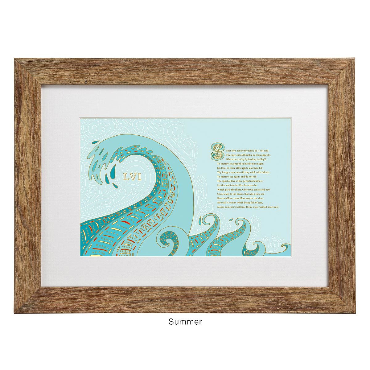 Shakespeare Love Sonnet Art - Four Seasons | Shakespearean, love poem ...