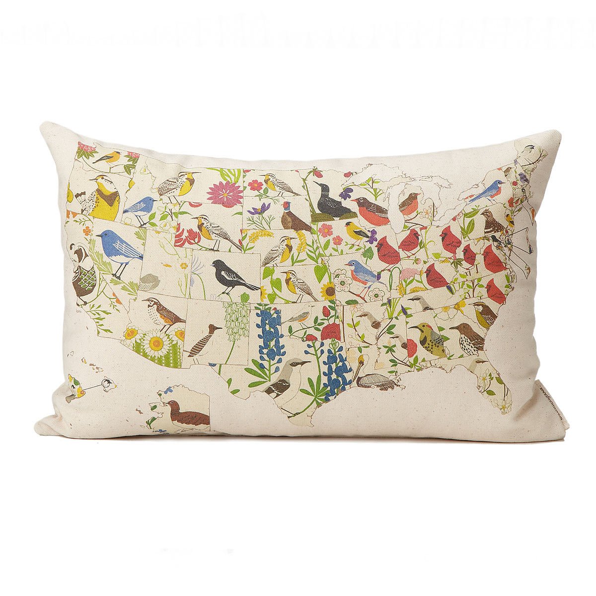 Hand Embroidered State Pillows | new york pillow, texas | UncommonGoods