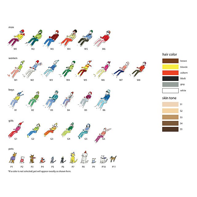 Personalized Family Ski & Snowboard Art | personalized, custom, family ...