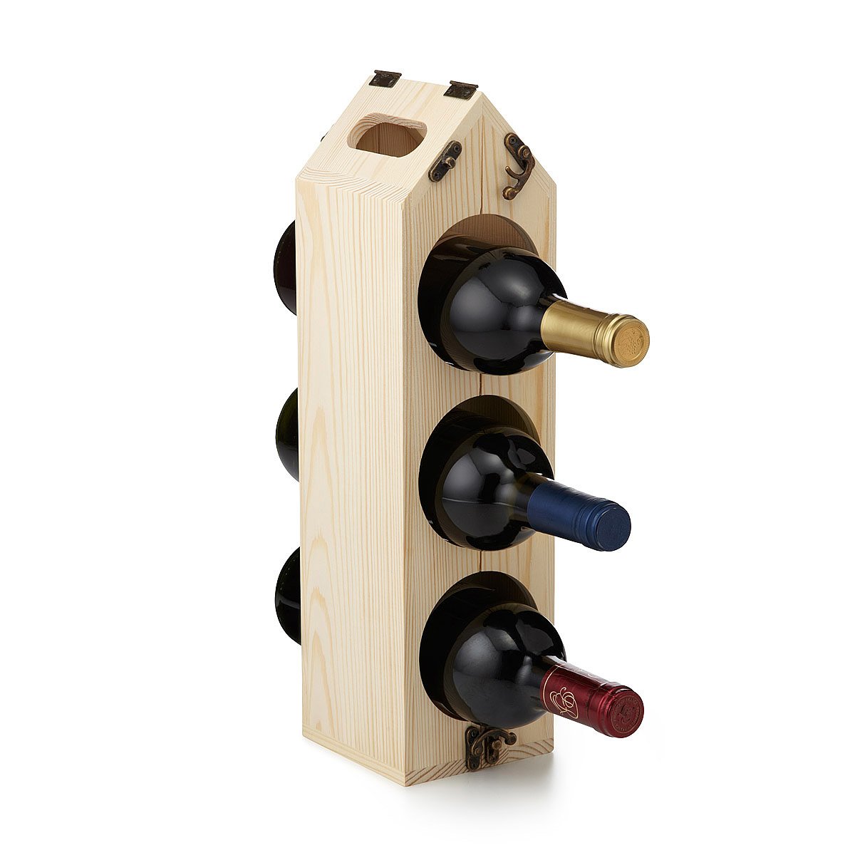RackPack Convertible Wine Rack | wine caddy, bottle rack, pine wood ...