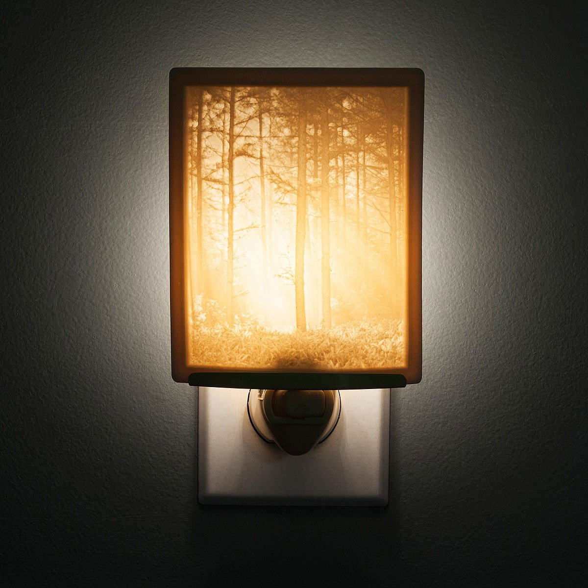 Woodland Sunbeams Lithopane Nightlight | lithopane, porcelain night ...