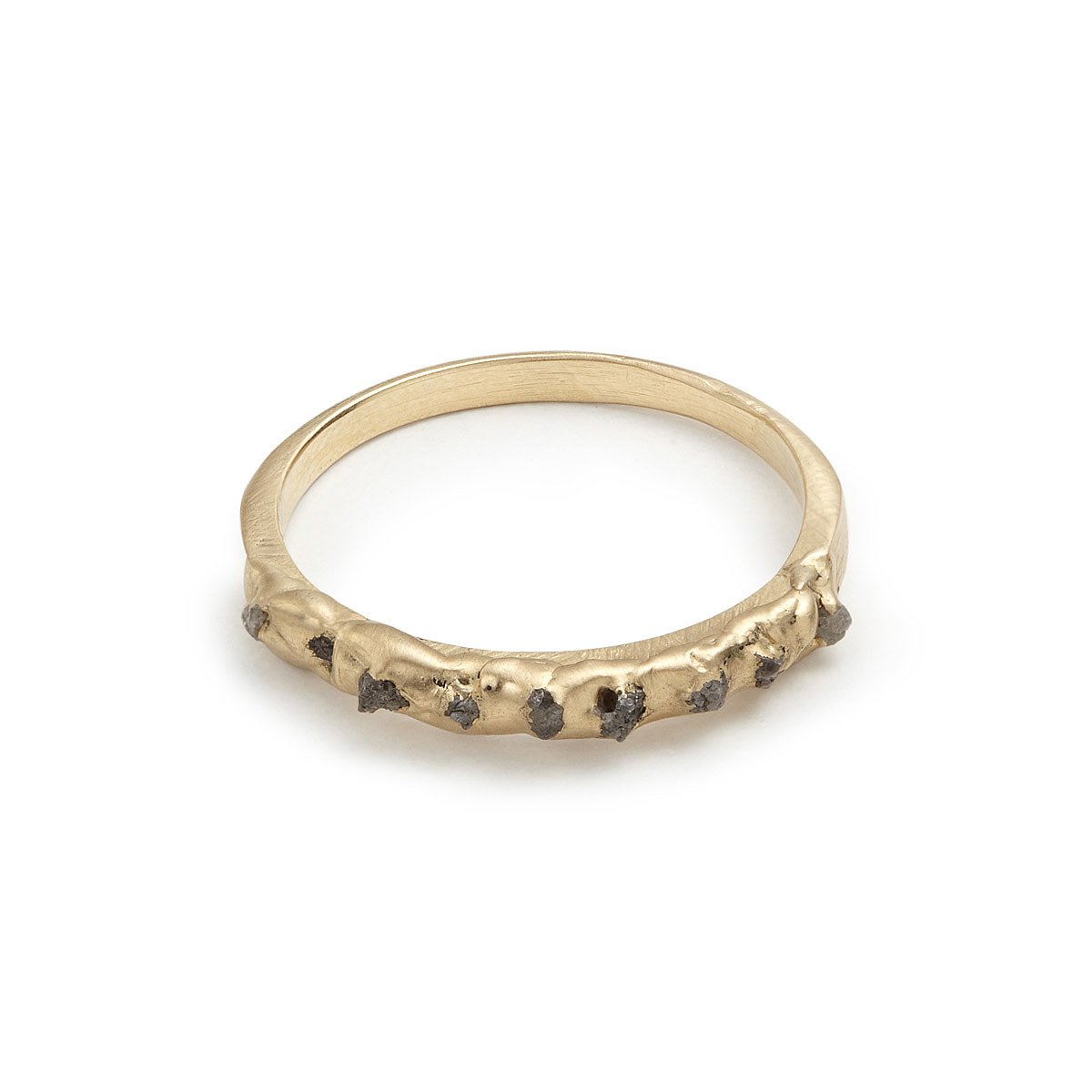 Unity Wedding Ring | uncut diamonds | UncommonGoods