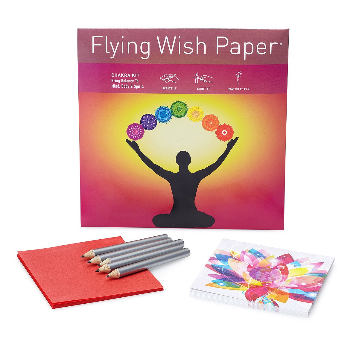 Chakra Flying Wish Paper | chakra, inspirational activity kit ...