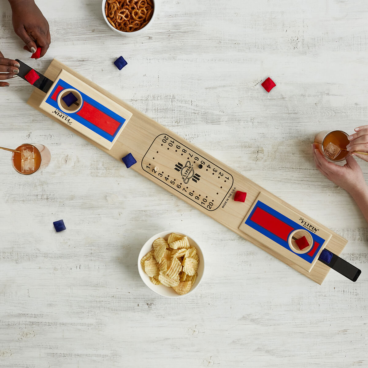 Tabletop Cornhole | Mini Bean Bag Toss | UncommonGoods