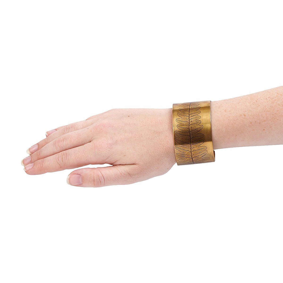 Fern Brass Cuff | botanical jewelry, handmade bracelet | UncommonGoods