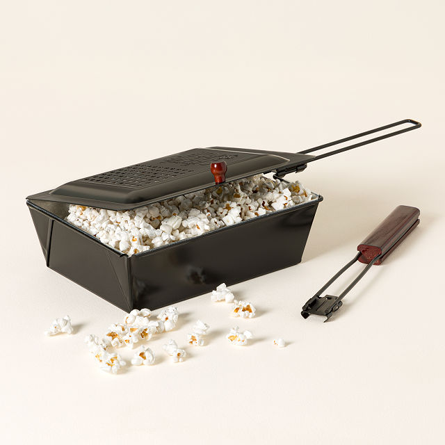 Outdoor Popcorn Popper | campfire cooking | UncommonGoods