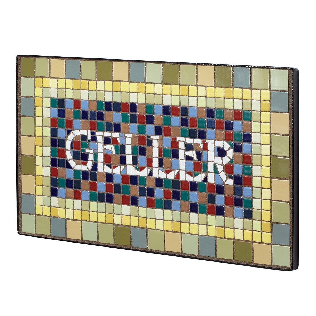 Personalized Handmade Mosaic House Sign | mosaic art, custom art ...