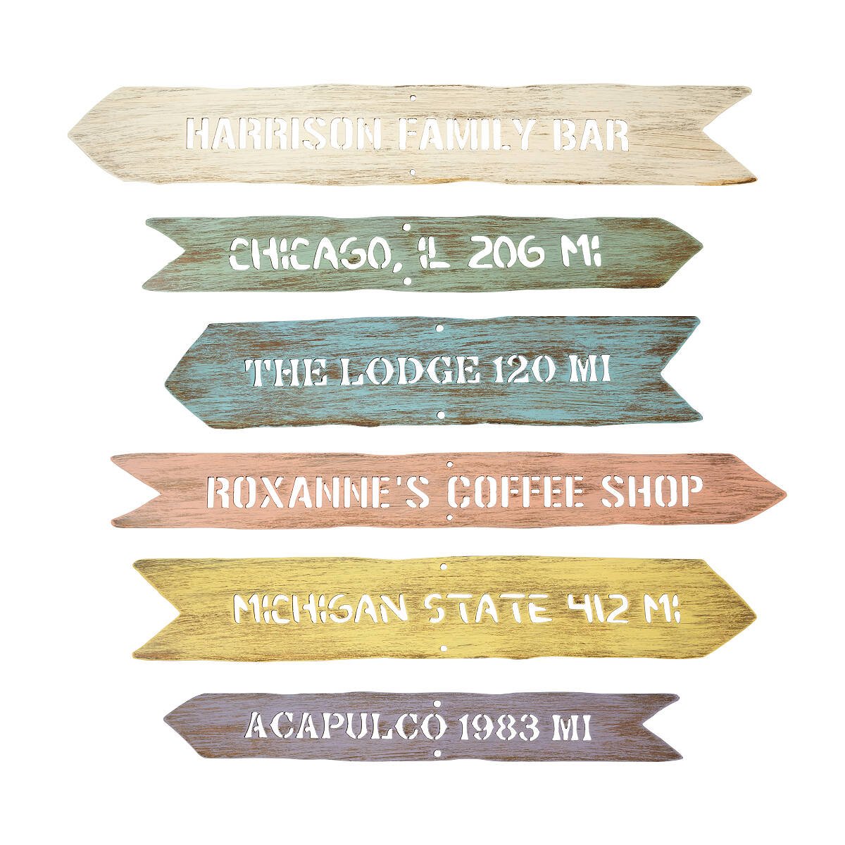 Personalized Directional Sign | outdoor decor, metal garden art ...