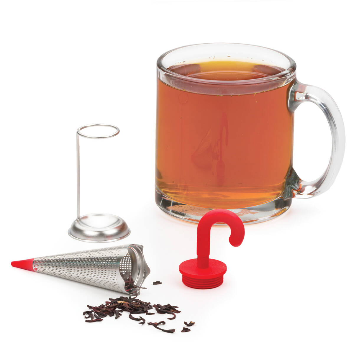 Umbrella Tea Infuser with Stand | tea steeper, tea strainer | UncommonGoods